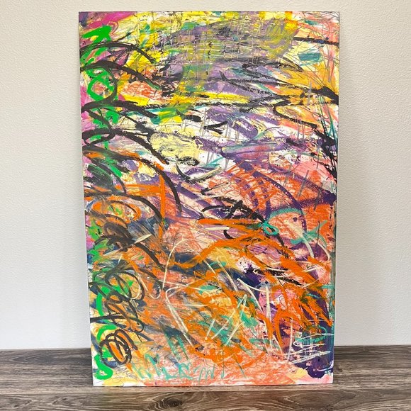 Art | Rare Original Abstract Painting Modern Art By Painter Artist Tim ...